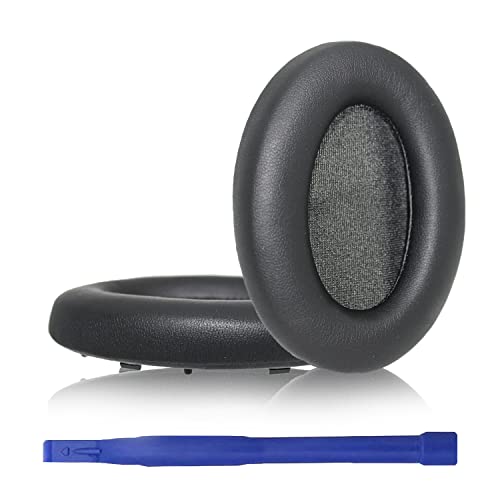 Adhiper Earpad Replacement WH-1000XM3 Earmuffs Ear Pads and Repair Part is Compatible for Sony WH-1000XM3 Wireless Noise-Canceling Over-Ear Headphones (Black)