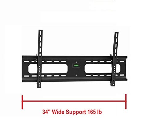 Black Tilting Wall Mount Bracket for Panasonic TH-50PX60U Plasma 50 inch HDTV TV