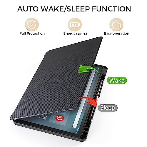 CoBak Case for All-New Amazon Fire Max 11 Tablet 2023 Release with Built-in Pencil Holder,Multi-Viewing Angles, All New PU Leather Smart Cover with Auto Sleep Wake Feature for Fire Max 11 Tablet