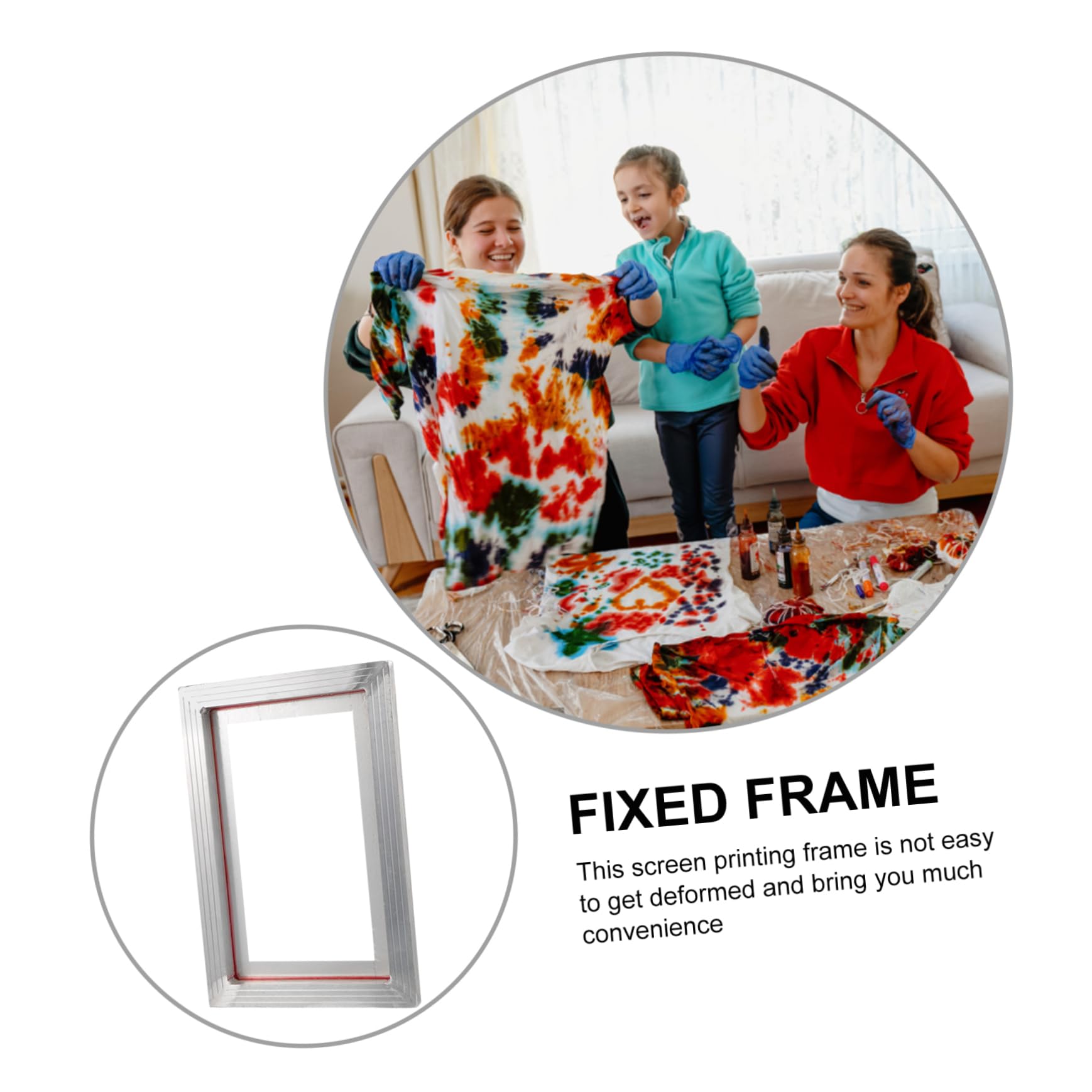 Aluminum Alloy Screen Printing Mesh Printing DIY Frame DIY Supplies DIY Tools Silk Screen Printing Frame Screen Starter Kit Frame for Screen Printing Screens for Screen Printing