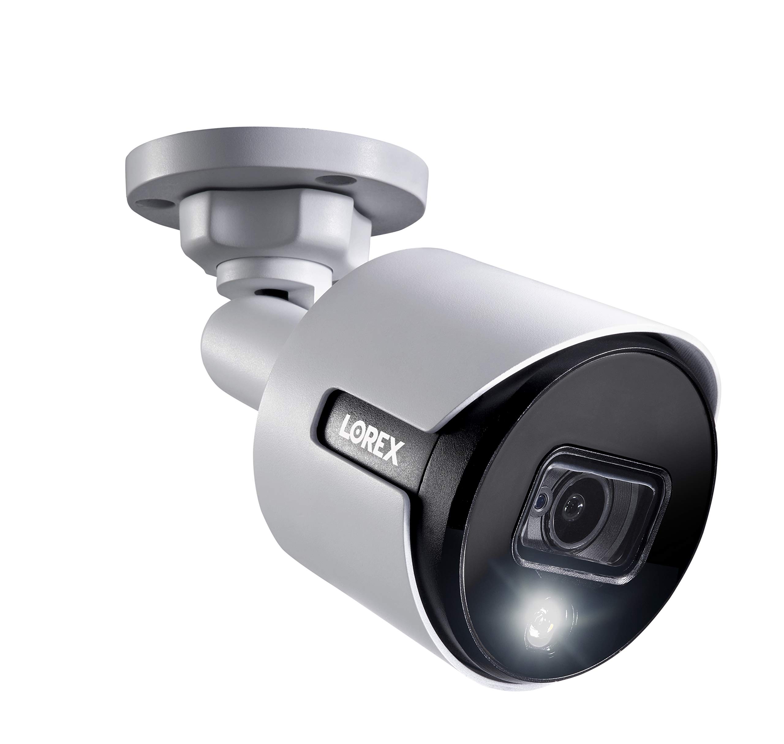 Lorex Indoor/Outdoor Wired Security Camera System, 5MP Ultra HD Bullet Cameras with Motion Detection Surveillance, Active Deterrence, 2TB 8 Channel DVR, 4 Cameras