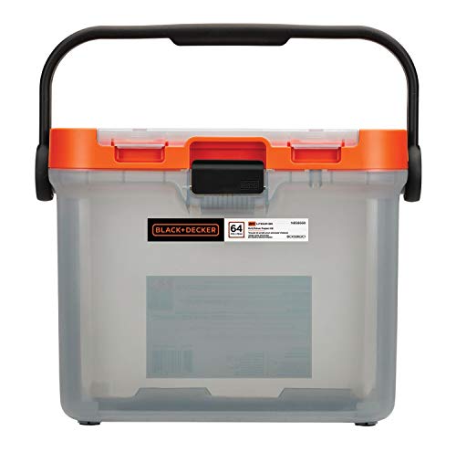 BLACK+DECKER 20V MAX Drill with Home Tool Kit, 66-Piece (BCKSB62C1)