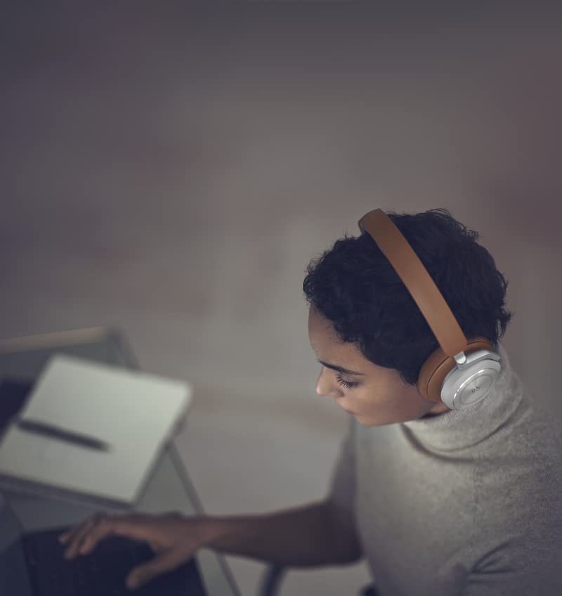 Bang & Olufsen Beoplay HX β Comfortable Wireless ANC Over-Ear Headphones - Timber (Renewed Premium)