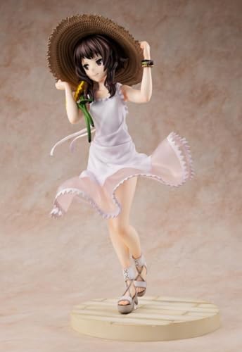 Kadokawa KonoSuba: Legend of Crimson: Megumin (Sunflower One-Piece Dress Version) PVC Figure, Multicolor