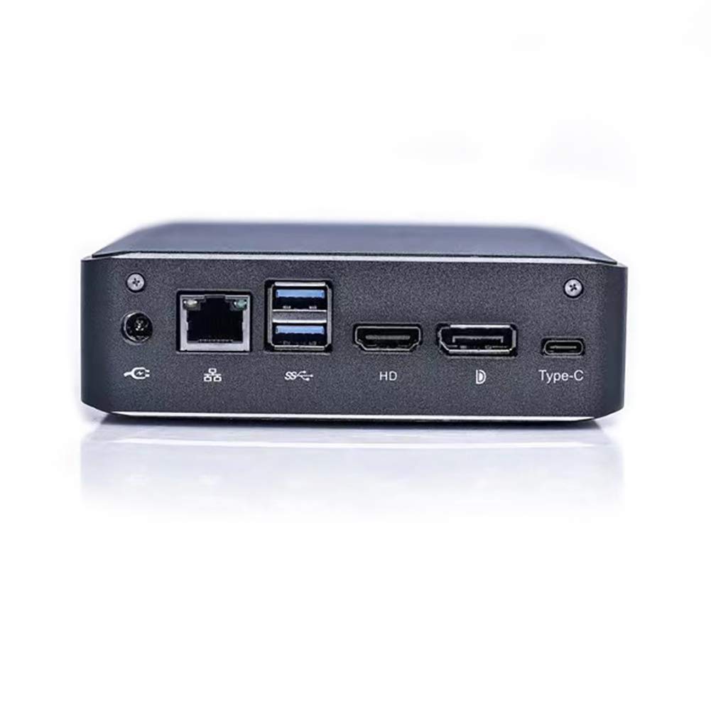 KINGDEL A2 4K Mini PC, Powerful Mini Desktop Computer, i7 8th Gen. 4 Cores CPU, 8GB DDR4 RAM, 128GB SSD+1TB HDD, HD Port, LAN DP and HD Port