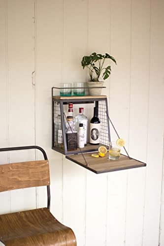 GwG Outlet Wall Bar with Fold Down Shelf CQ6626