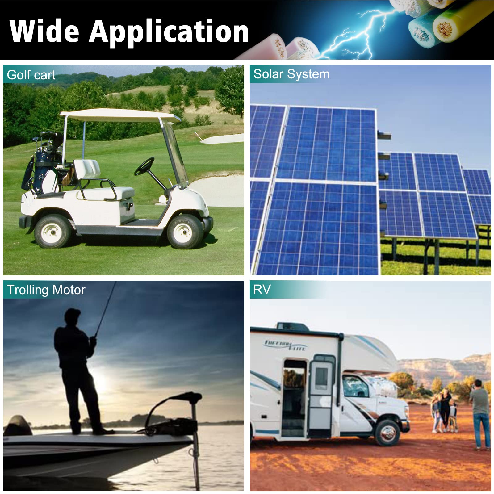NPP HR12390W FR (2Pcs), 12Volt 2340W 390Watts/Cell AGM Sealed Lead Acid Rechargeable High Rate Battery, Replace 12V 120Ah for Off Grid UPS, Solar Power, RV, Marine,Boat,Golf Cart Battery