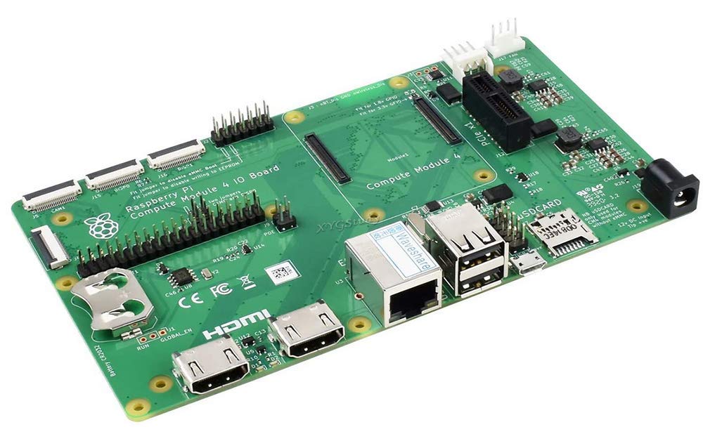 XYGStudy Raspberry Pi Compute Module 4 IO Board, A Development Platform and Reference Base-Board Design for CM4