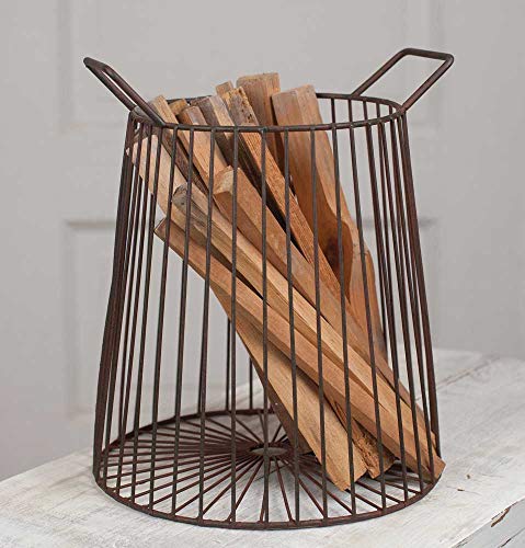 CTW Home Collection Farmhouse Basket, 9 inch Height