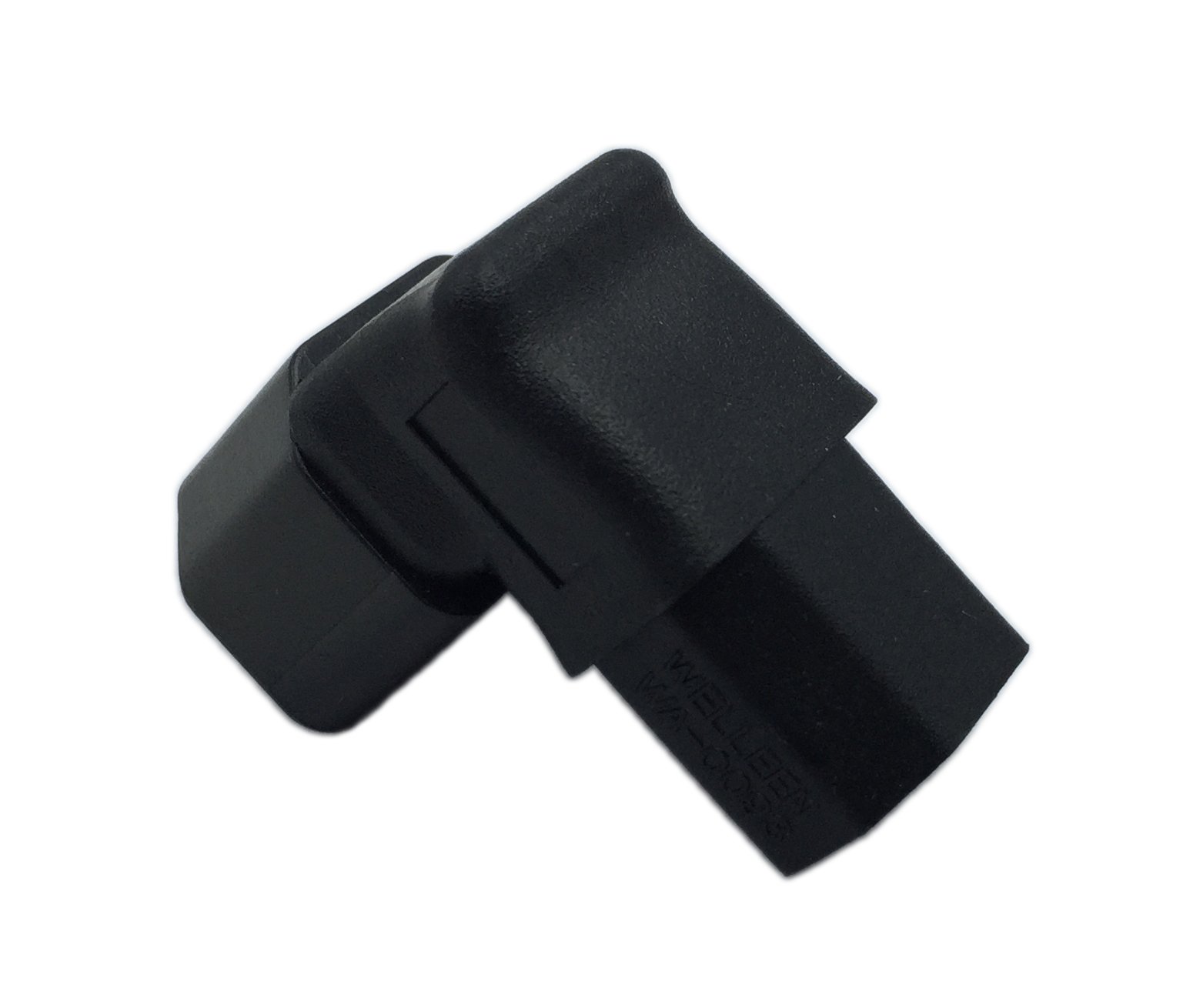 CERRXIAN Down Angle IEC 320 C14 3 Pin Male to C13 Female PDU PSU UPS Power Extension Adapter Receptacle for LCD LED TV Wall Mount