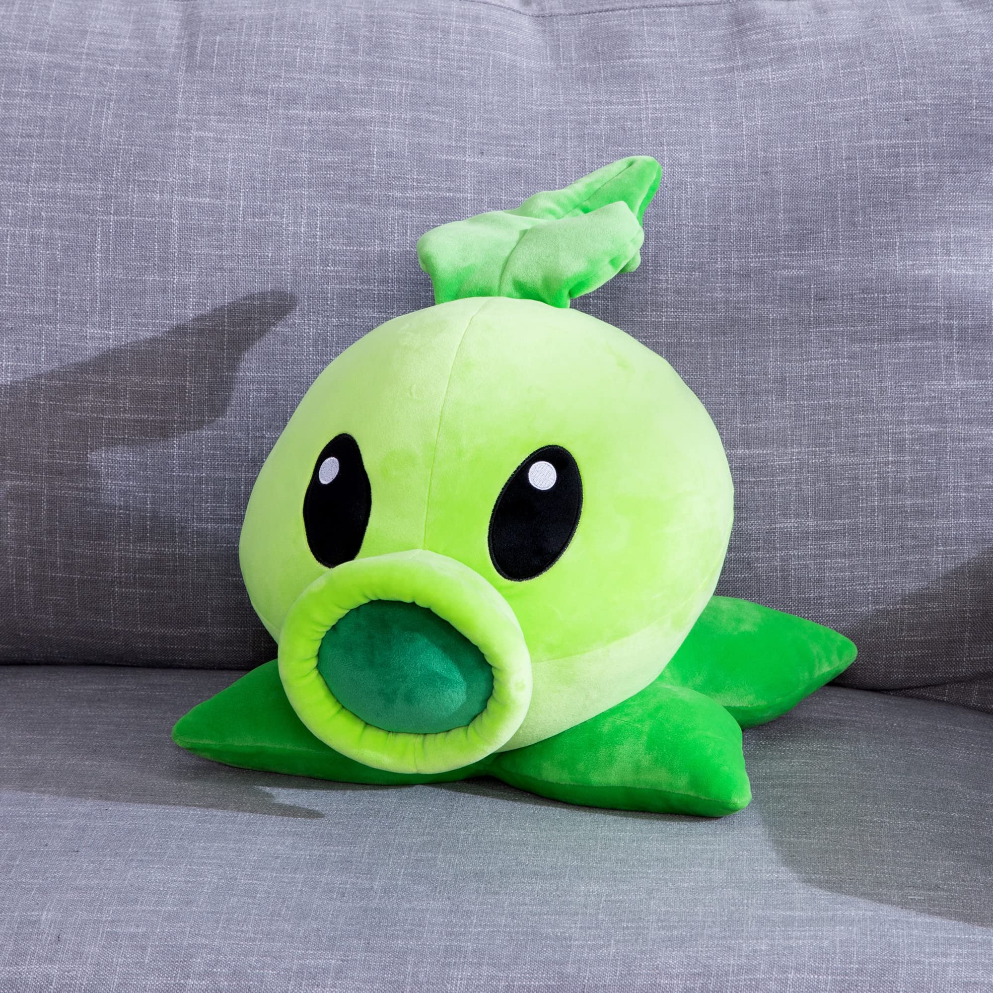 Club Mocchi-Mocchi- Plants Vs Zombies Plush — Plant Peashooter — Squishy Collectible Plushies — 15 Inch