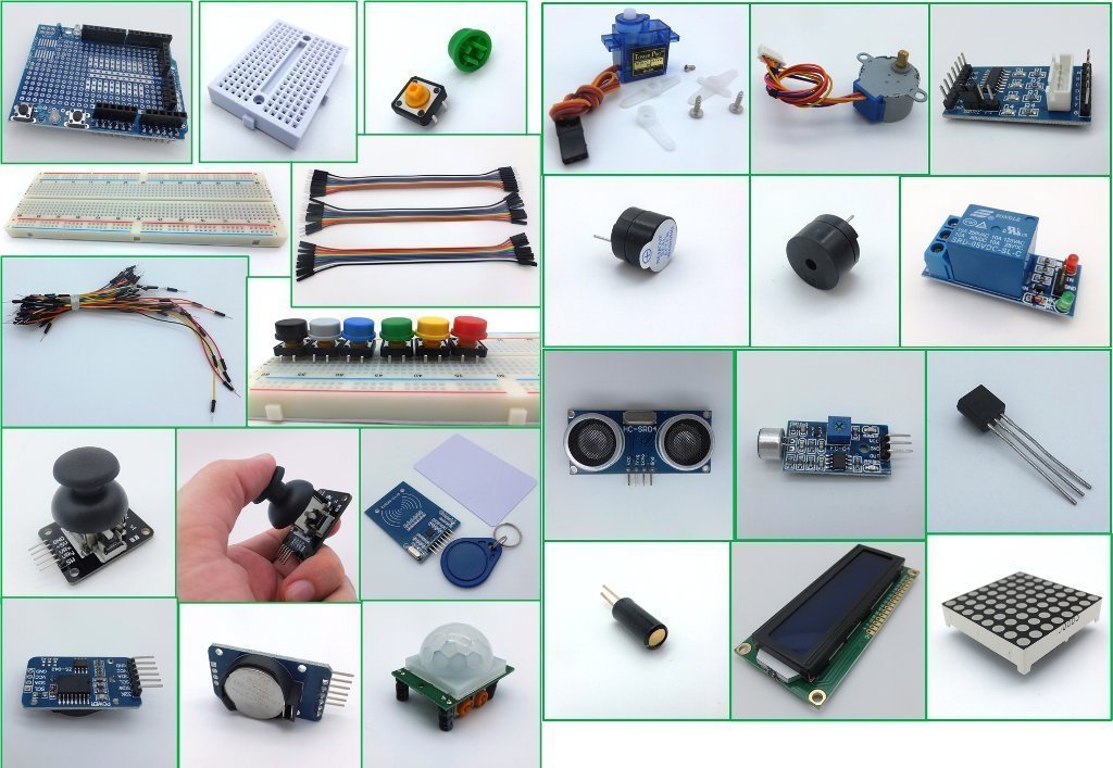 MEGA 2560 Starter Kit Ultra (100% Arduino IDE Compatible) w/Battery Holder, Sensors, Modules, Resistor kit and Components (no Supply)