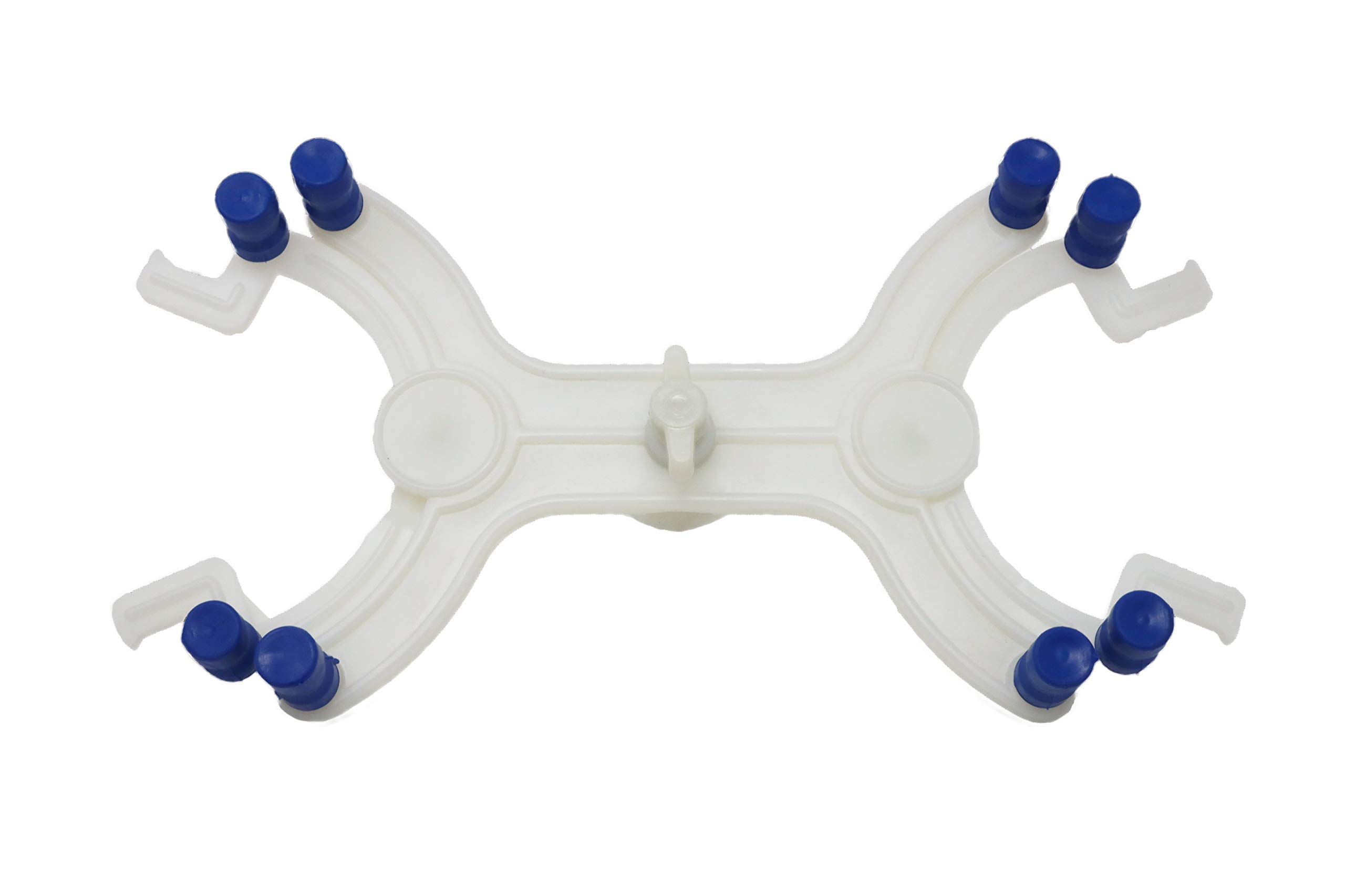 Plastic Double Buret Clamp Burette Clip Holder Butterfly Style Titration Clip Holder Laboratory Accessory
