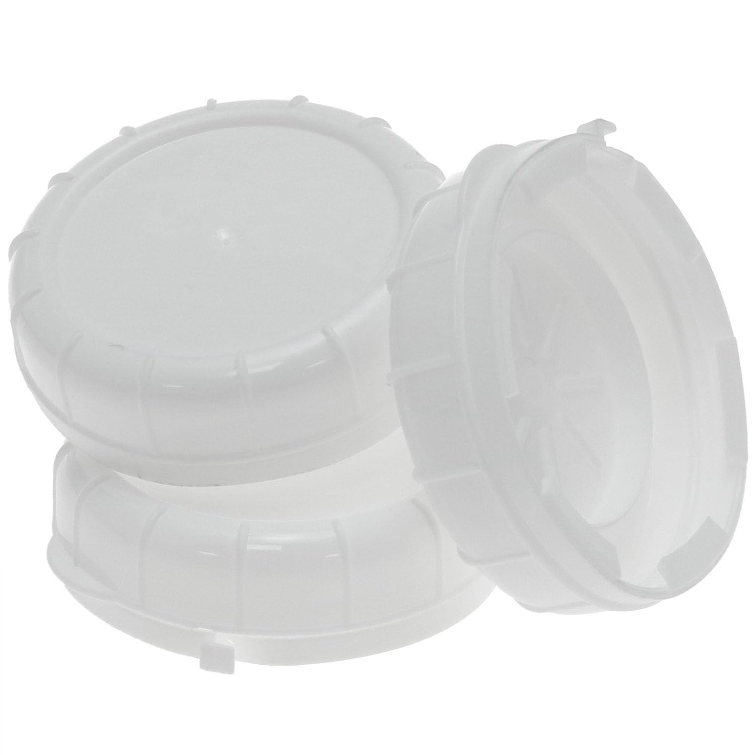 AYLIFU 16PCS Glass Bottle Replacement Caps with Security Seal Glass Milk Bottle Caps for Milk Bottles with 48 mm (1.87 in) Caps