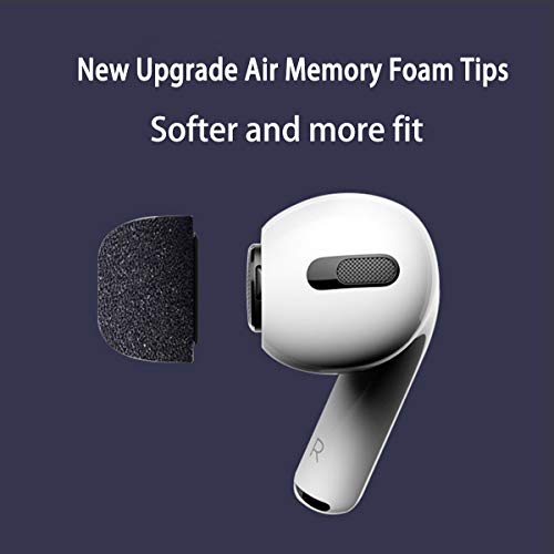 Replacement Eartips for Apple AirPods Pro 1 2nd Generation 2022 Earphone Premium Memory Slow Rebound Foam Ear Tips Noise Reducing Earbud One Pair - Small
