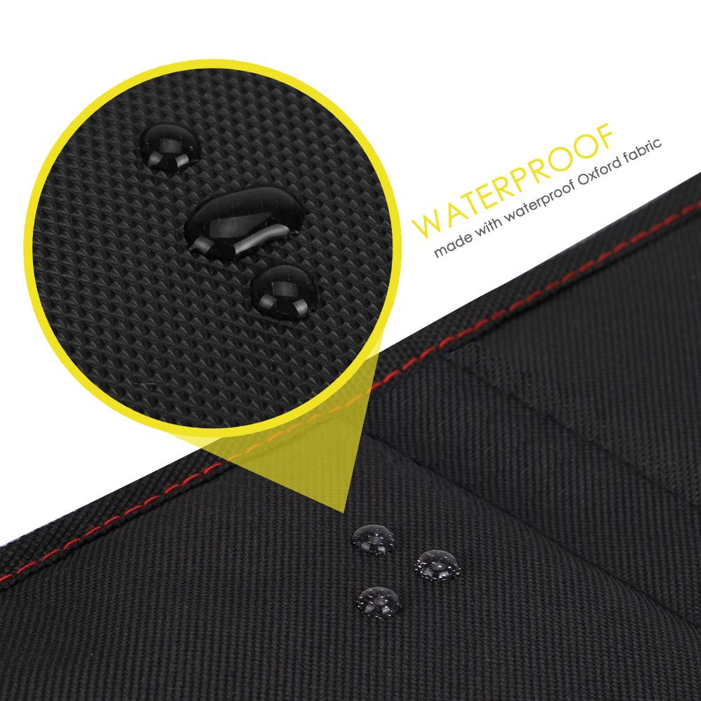 FASITE Car Seat Protector for Baby Child Car Seats - Non-Slip Waterproof Car Seat Cover Pad Protector with Mesh Pockets