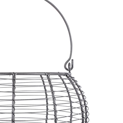 DII Vintage Wire Storage Baskets, Egg Basket Set, Rustic 3 Piece