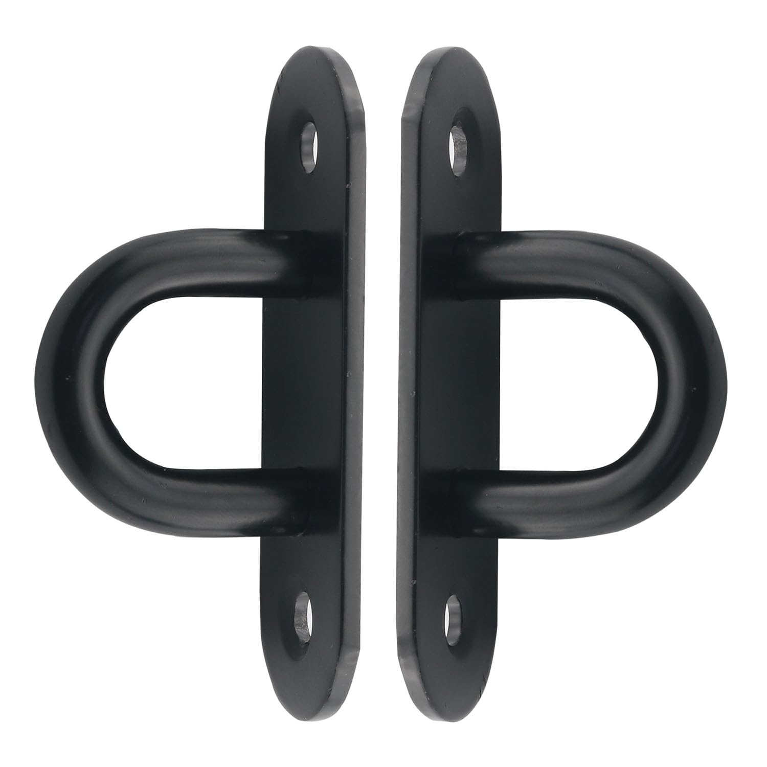 WELWIK 2PCS Stainless Steel U-Hooks Roof Ceiling Fan Hooks Thickened Sandbag Bag Hooks Fixed Hooks Load-Bearing Top Hooks Hook and Eye Pads for Ceiling Mounting Door Fixing Small