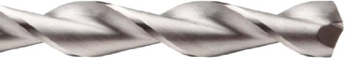 Chicago Latrobe 150DH High-Speed Steel Jobber Length Drill Bit, Uncoated (Bright) Finish, Round Shank, Parabolic Flute, 135 Degree Notched Point, Letter Size N (Pack Of 6)
