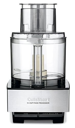 Cuisinart 14 Cup Food Processor, Includes Stainless Steel Standard Slicing Disc (4mm), Medium Shredding Disc, & Stainless Steel Chopping/Mixing Blade, DFP-14BCNY and DLC-DH Disc Holder, White
