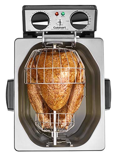 Cuisinart CDF-500 Extra-Large Rotisserie Deep Fryer, Silver