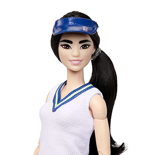 Barbie Doll & Accessories, Career Tennis Player Doll with Racket and Ball 22 Inch