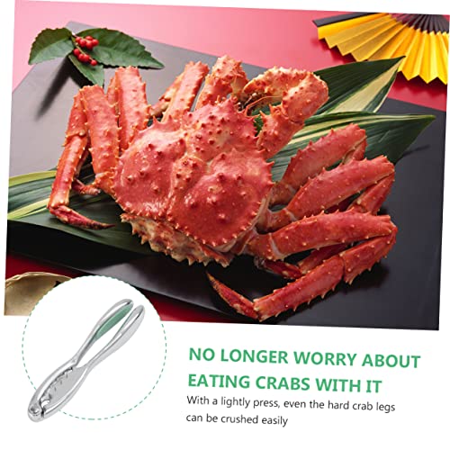Cabilock 1pc Crab Tools Walnut Stainless Steel Bottle Opener Crab Leg Crackers Household Tools Seafood Opener Home Crab Tools Crab Pliers Tool Crab Pliers Tools Biscuit Lobster Crab