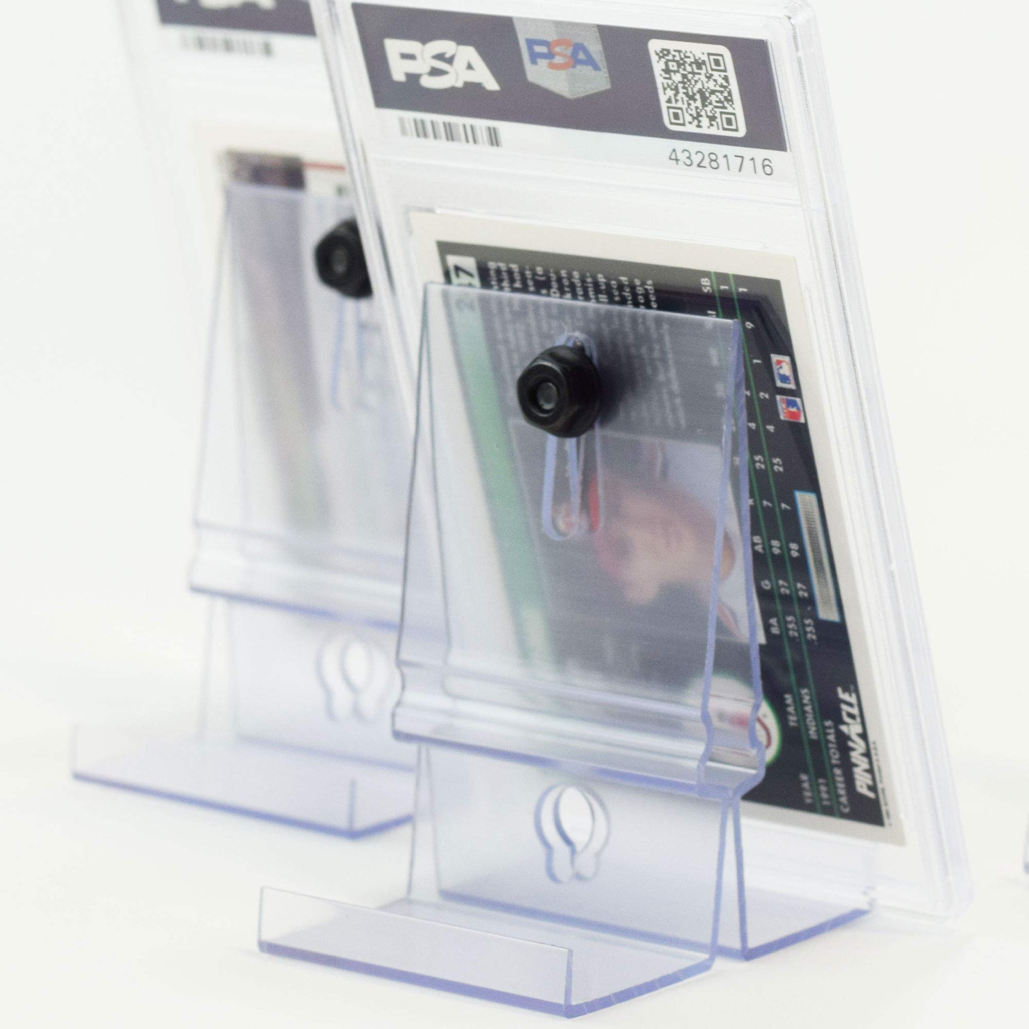 CollectorMount Card Mount 1 Pack, for Graded PSA Trading and Sports Cards, Shelf Stand or Wall Mount Display