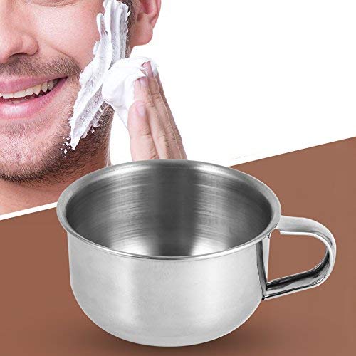 Shaving Lather Bowl, 3.4" Stainless Steel Shaving Bowl - Unbreakable Soap Bowl Man Shaving Soap Bowls Razor Cleansing Foam Tool For Shaving Soap Bowls For Man,Perfect For Shaving Soap