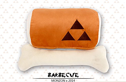 damdos Christmas Pillow Gifts Monster Hunter Roast Meat Plush Pillow Happy New Gift Throw Pillow