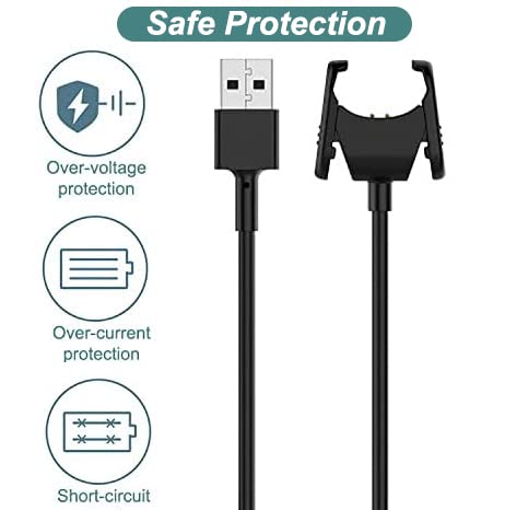 Charger for Fitbit Charge 4 & Fitbit Charge 3, Replacement Charging Cable Clip Cord Dock for Fitbit Charge 3 / Charge 4 Activity Tracker