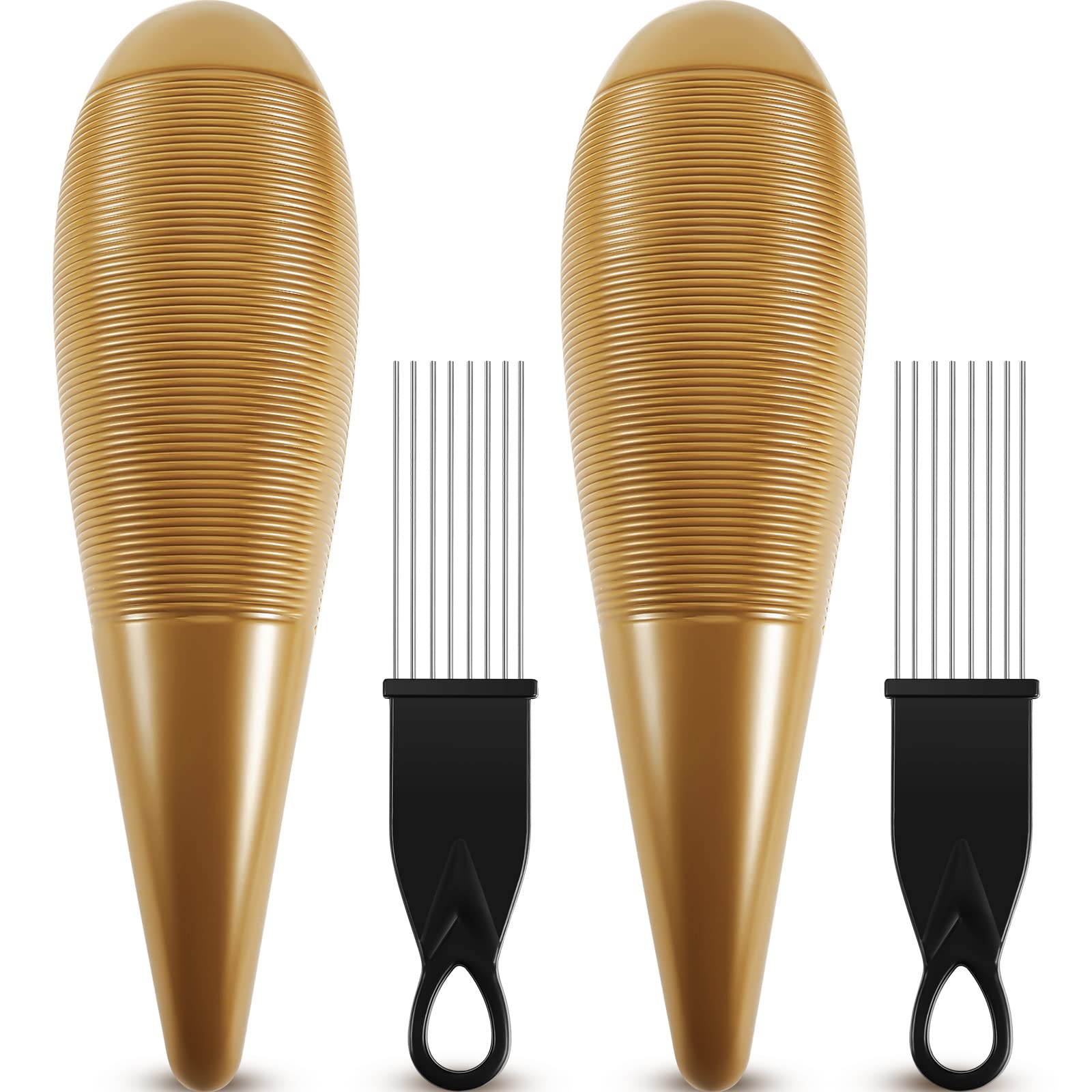4 Pcs Guiro Instrument 3.3" x 12" Fish Shaped Latin Percussion Instrument ABS Guiro Percussion with Scraper Musical Training Tool for Beginners Professional Band Accompaniment Brown Music
