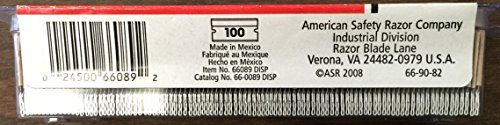 American Line Single Edge Blades .009" .2286 mm #66-0089, 6 packs of 100 blades per box
