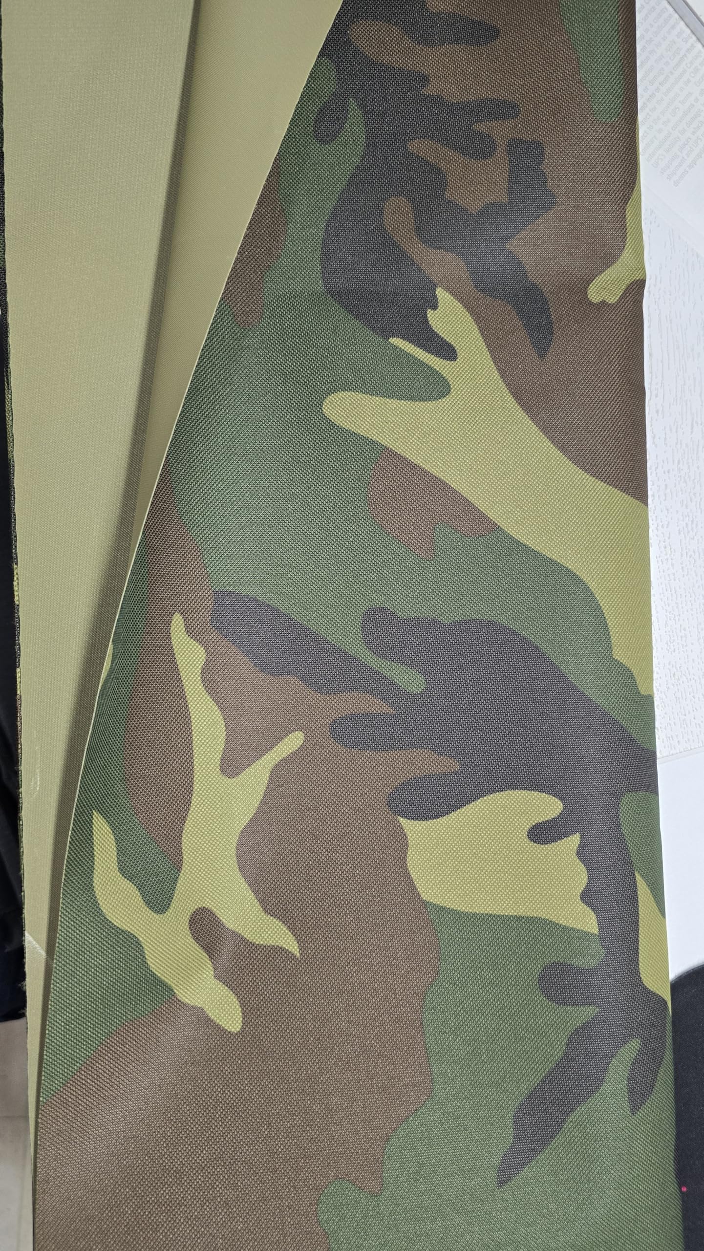 AD FABRIC, Waterproof Canvas Fabric, camo/Camouflage, 600 Denier Water Repellent Canvas Cordura Fabric for Outdoor/Indoor, 58" Wide.