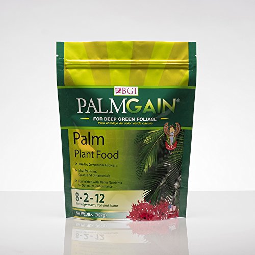 BGI Fertilizers Palmgain Bag, Palm Tree Fertilizer, Ferns, Cycads, Ixora, 2 lb