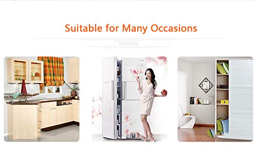 Ritioner Refrigerator Rack, Fridge Side Shelf Multi-Layer Sidewall Holder, Multifunctional Kitchen Supplies Organizer Household Hanging Hook Folding Fridge Storage for Narrow Spaces by Everyday Home