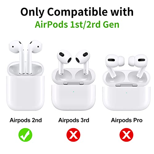 CHEERINGARY for AirPod Case Cover for AirPod 2nd Case, AirPod 1st Case Full-Body Protective Shell Unique 3D Cute Funny Camera Design Hard Cases Support Wireless Charging for Women Girls Kids Yellow