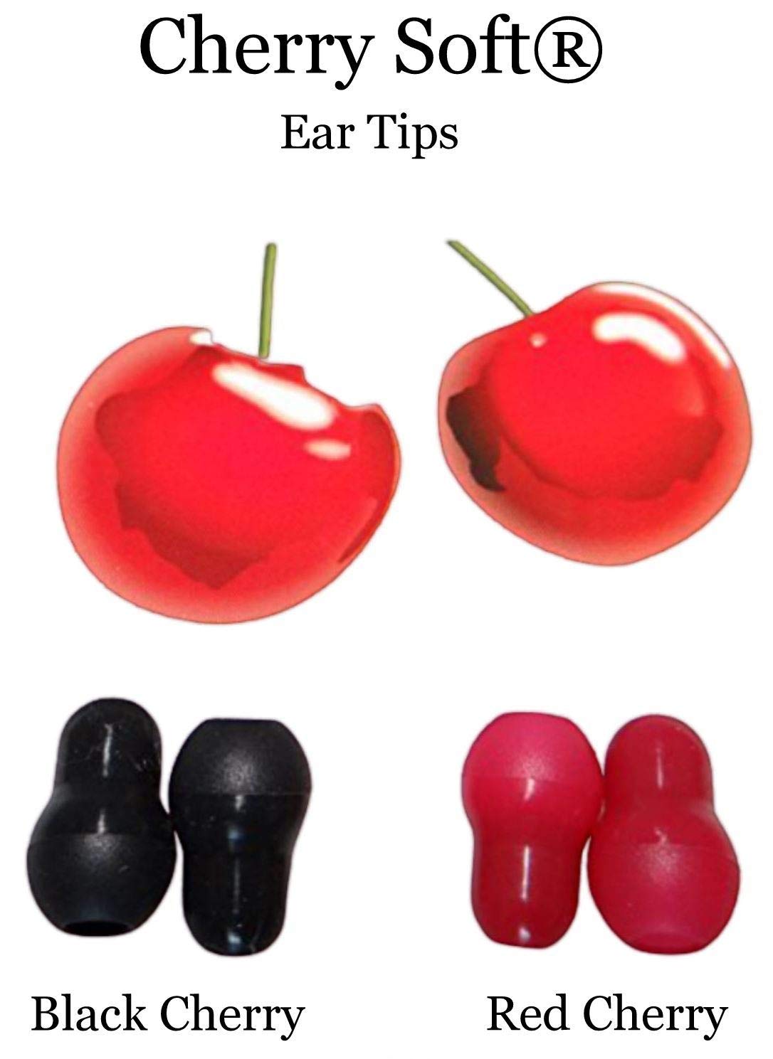 Cherry Soft Sealing Stethoscope Eartips