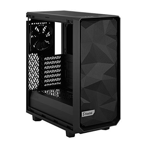 Fractal Design FD-C-MES2C-01 Meshify 2 Compact Black Solid ATX Mid Tower Computer Case (Black)