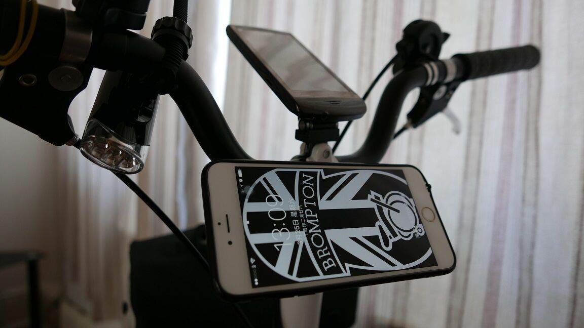 Trigo Stem Phone Mount for Brompton Smartphone Holder Fits Any Phone