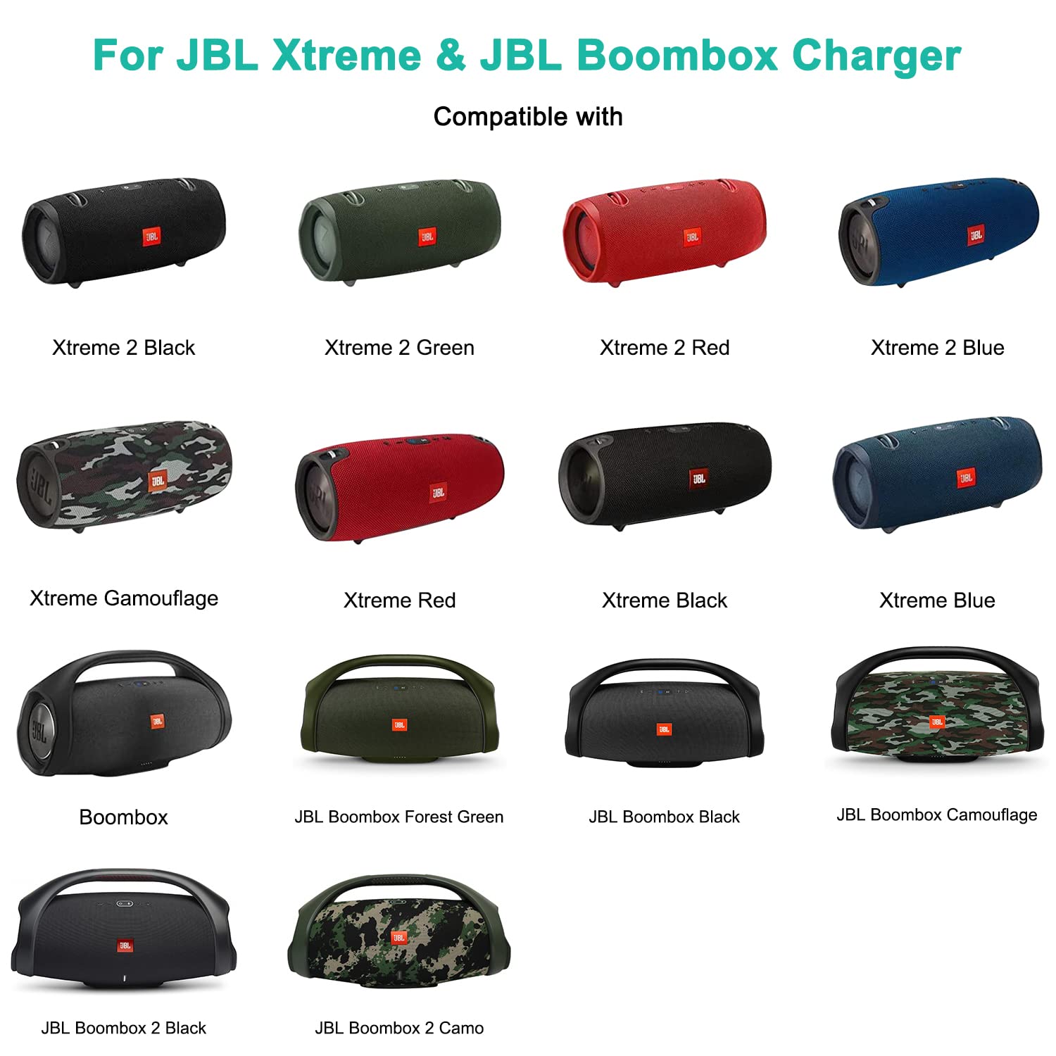 HKY DC Adapter for JBL Boombox Portable Bluetooth Waterproof Speaker & JBL Xtreme Series Speaker Replacement Power Supply Cord Input DC 12V-24V Output 19V 65W JBL Boombox Car Adaptor