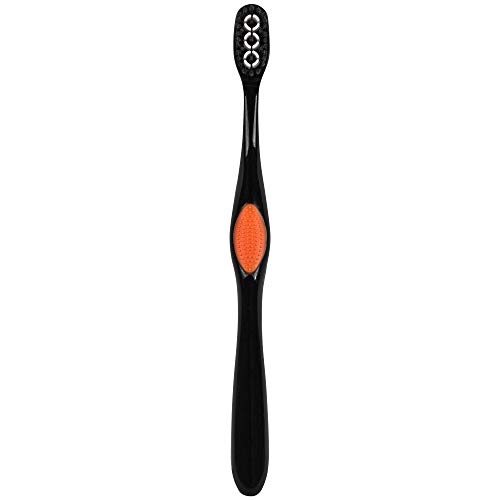 RM Oral Charcoal Whitening Soft Brushes 4ct with 80 Count Charcoal Floss Picks