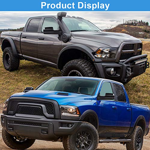 ECCPP Tow Mirrors Replacement fit for 2002-2008 for Dodge for Ram 1500 2500 3500 Tow Mirrors Power Heated Turn Signal Lights Pair Mirrors Driver Side and Passenger Side Manual Flip up