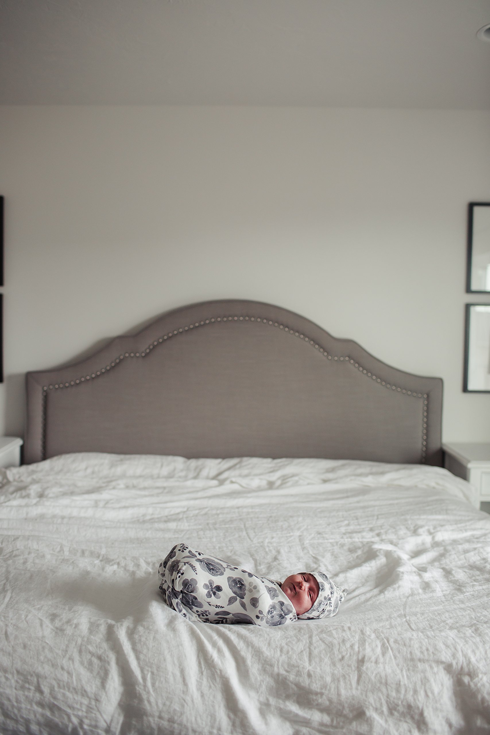 Copper Pearl Large Premium Knit Baby Swaddle Receiving Blanket Rowan