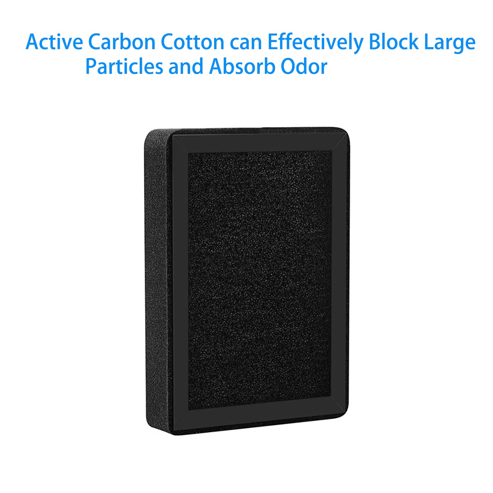 BLUTENET Replacement Filter Fit for Membrane Solutions 2J8, Also for SimPure AP3J9 and Redypure JR6 Air Purifier, Pre-Filter True HEPA Activated Carbon 3 in1 Replace Filter (4 Pack)