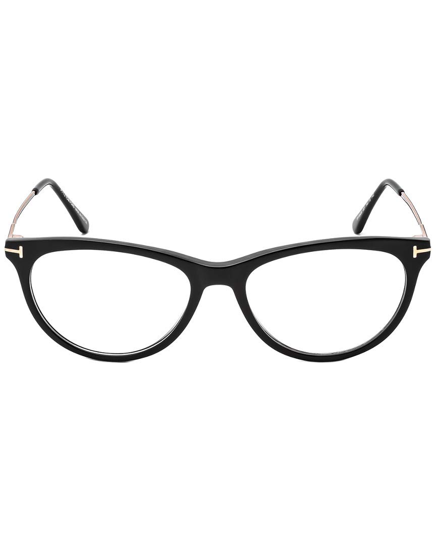 Tom Ford Oval Eyeglasses TF5509 001 Black/Gold 54mm FT5509