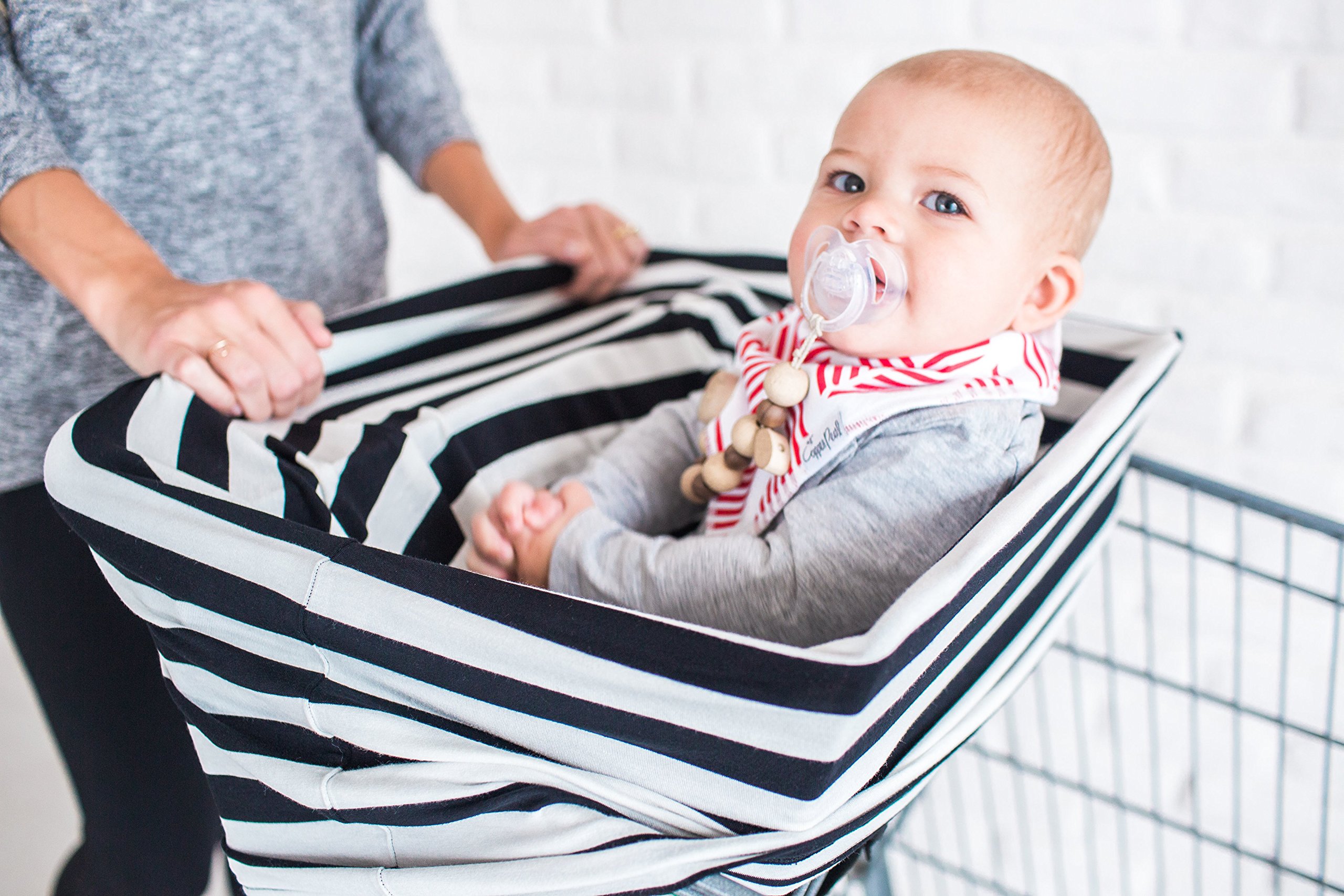 Copper Pearl Multi-Use Cover: Car Seat Covers, Nursing Cover, and Stroller Cover for Sun - Stretchy Fabric, All-Season Use, Stylish Designs, Easy Access for Moms - Everest