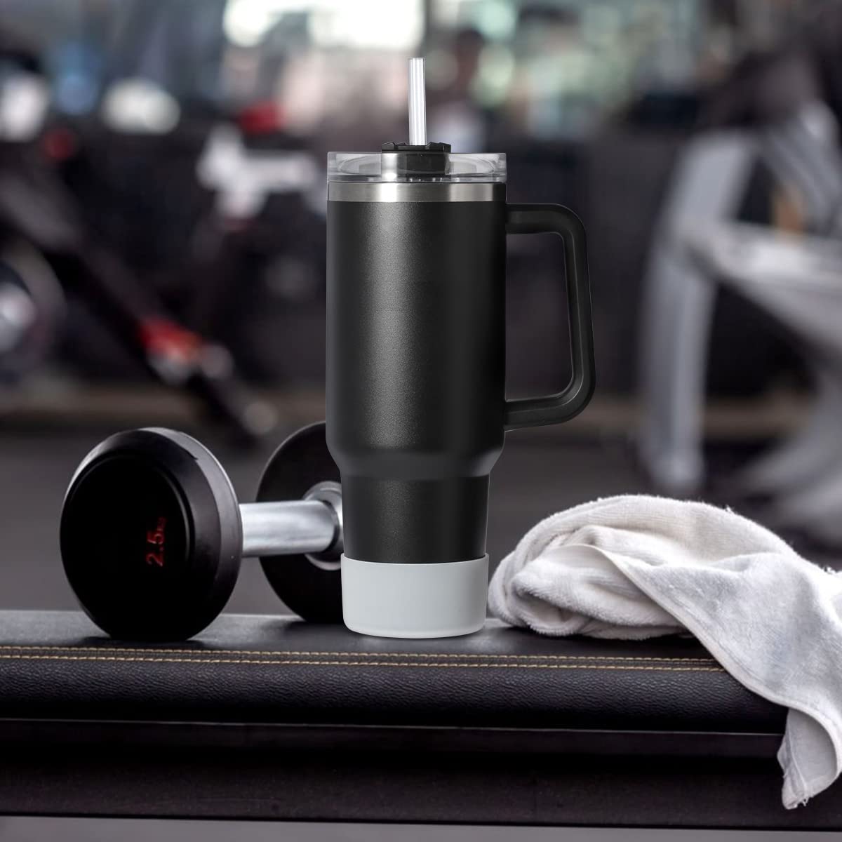 AIEVE Upgrade Silicone Boot for Stanley Cup Accessories, Protector Silicone Water Bottle Bottom Sleeve for Stanley 40 oz Tumbler
