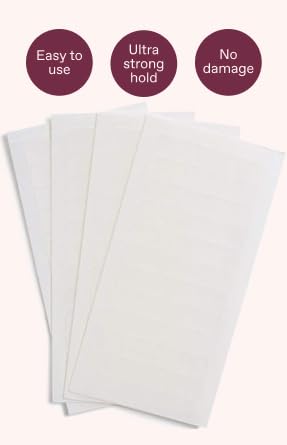 Glam Seamless Single Sided Tape for Hair Extensions, Replacement Tape for Tape in Hair Extensions - 36 Tabs Pack