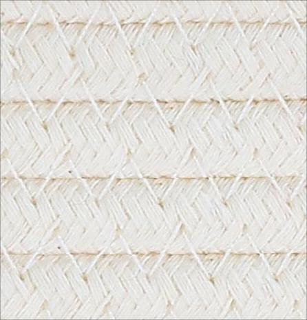 HNBQMX 5-Piece Rectangular Storage Basket Set-Natural Cotton Rope Woven Baskets for Organizing, Small Basket with Handles for Shelves, Toy Baskets, Basket for Storage, Storage Bin(White & Gray)